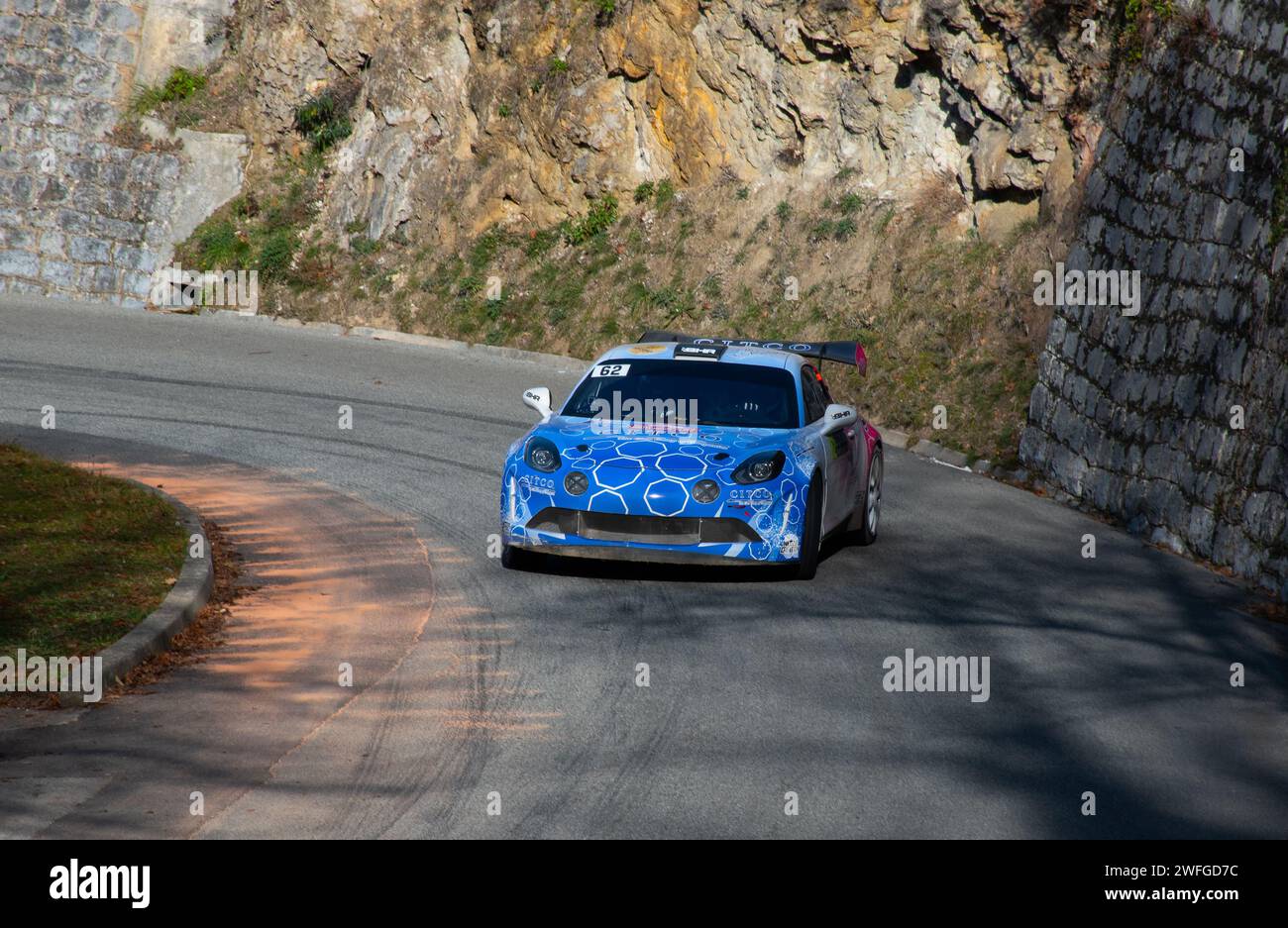 WRC 2024 Monte-Carlo Power stage Stock Photo - Alamy