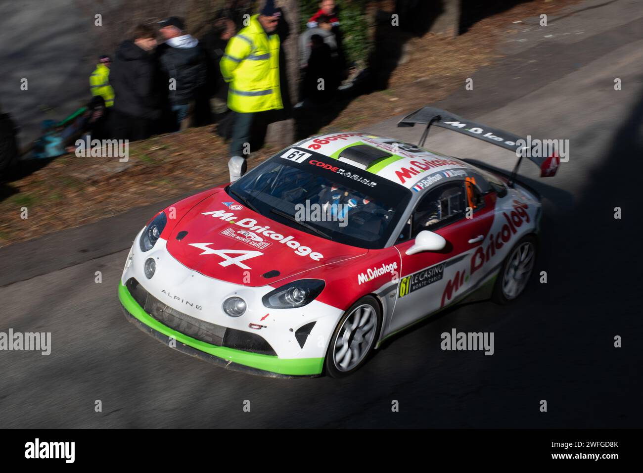 WRC 2024 Monte-Carlo Power stage Stock Photo - Alamy
