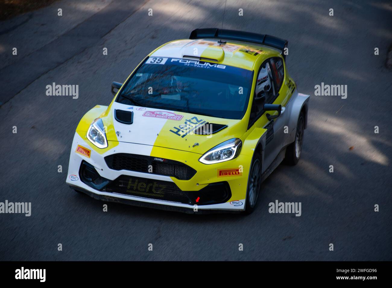 WRC 2024 Monte-Carlo Power stage Stock Photo - Alamy
