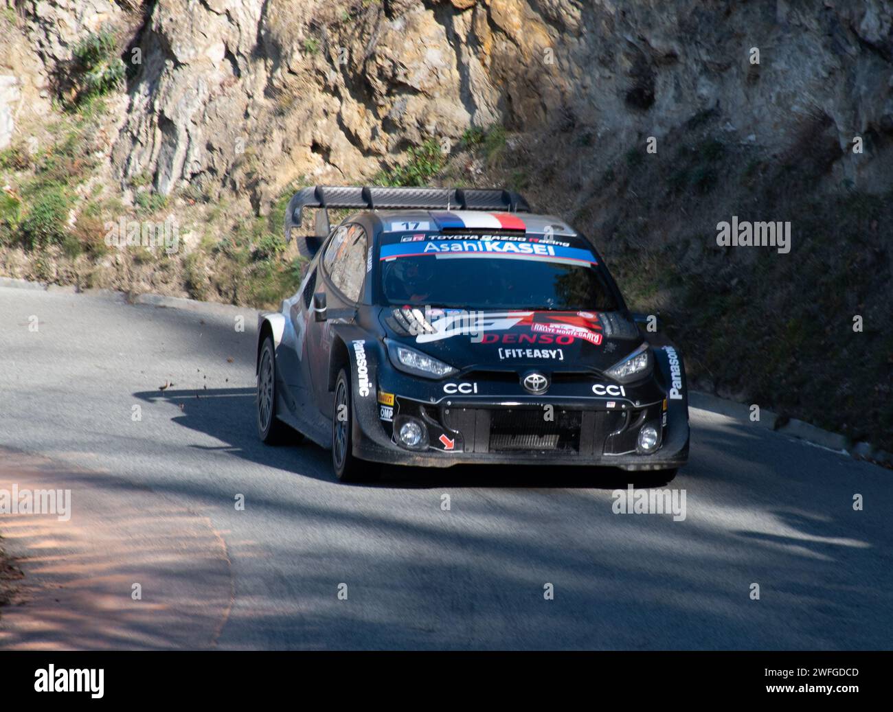 WRC 2024 Monte-Carlo Power stage Stock Photo - Alamy