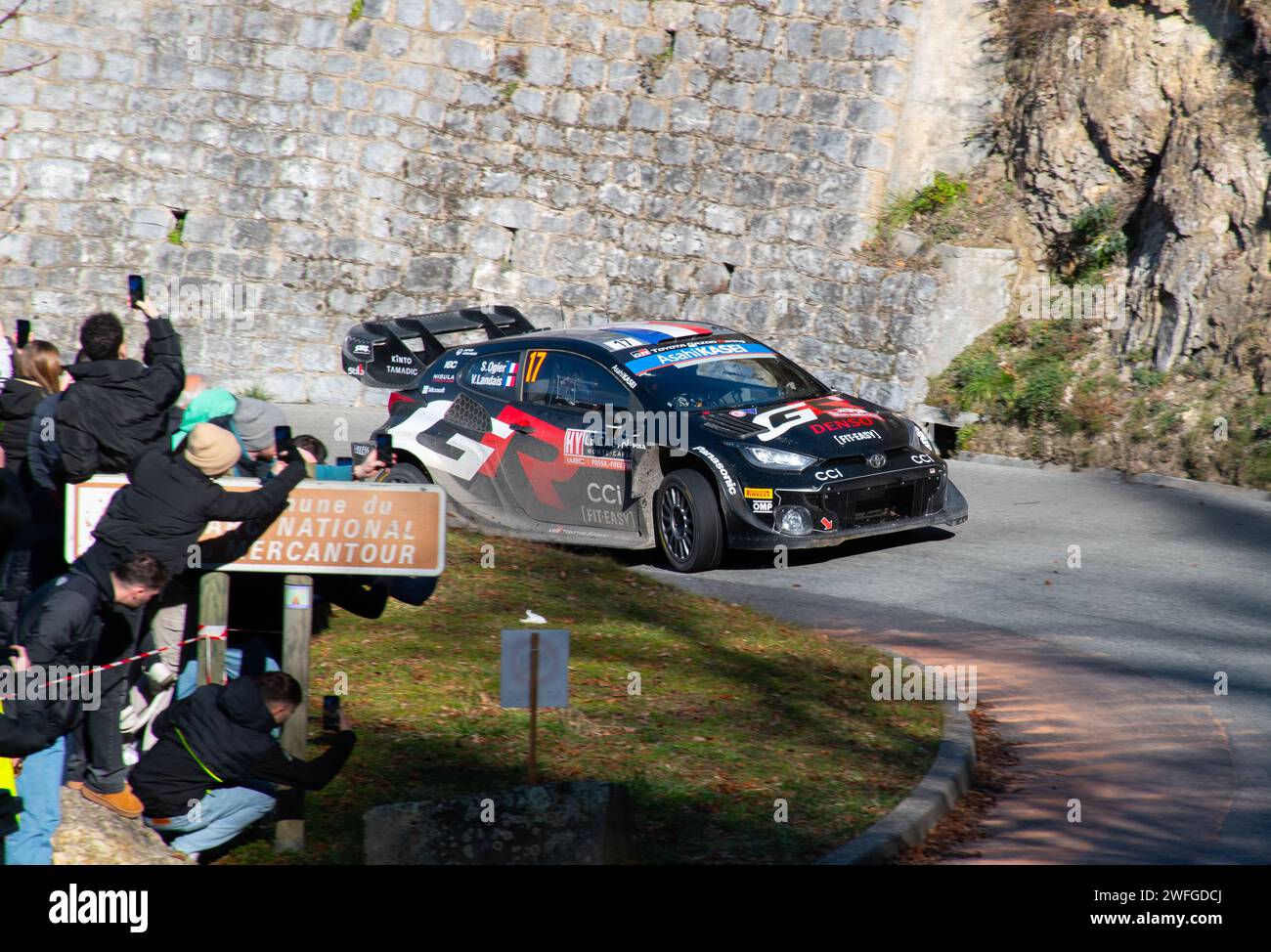 WRC 2024 Monte-Carlo Power stage Stock Photo - Alamy