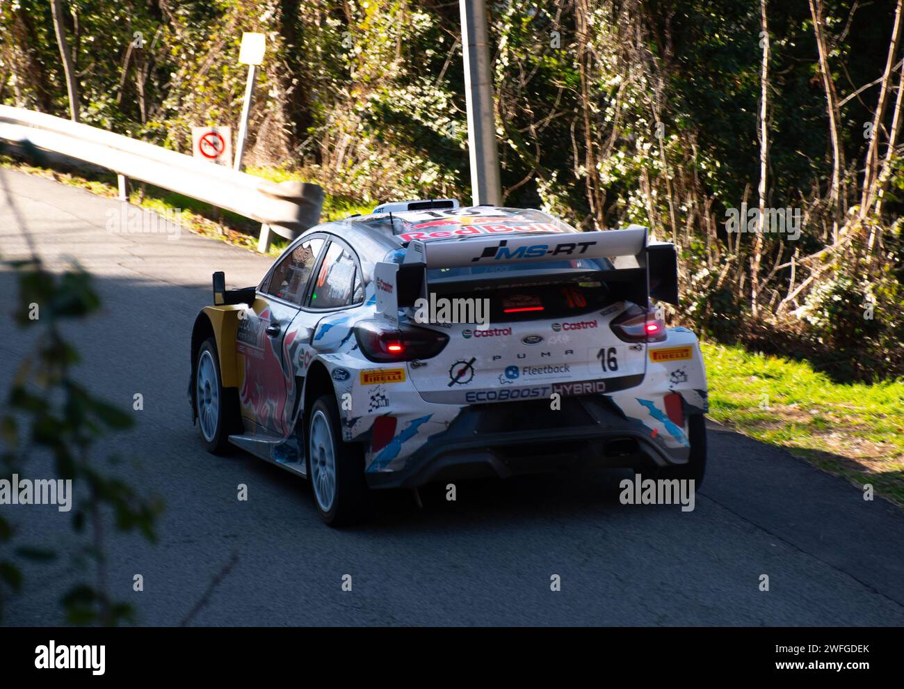 WRC 2024 Monte-Carlo Power stage Stock Photo - Alamy
