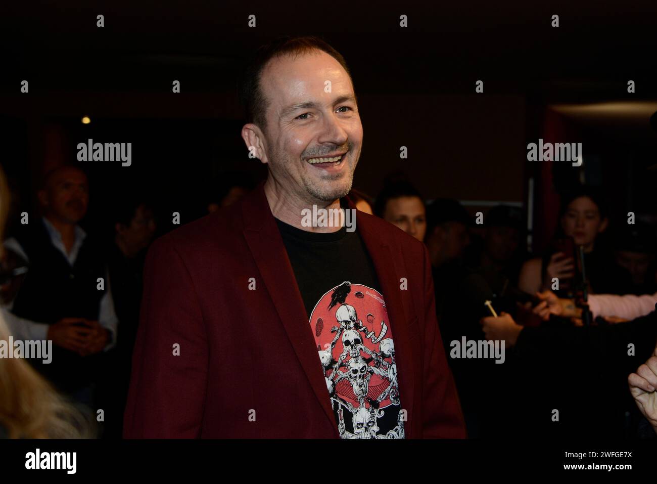 Mexico City, Mexico. 30th Jan, 2024. Director Alberto Corredor is being ...