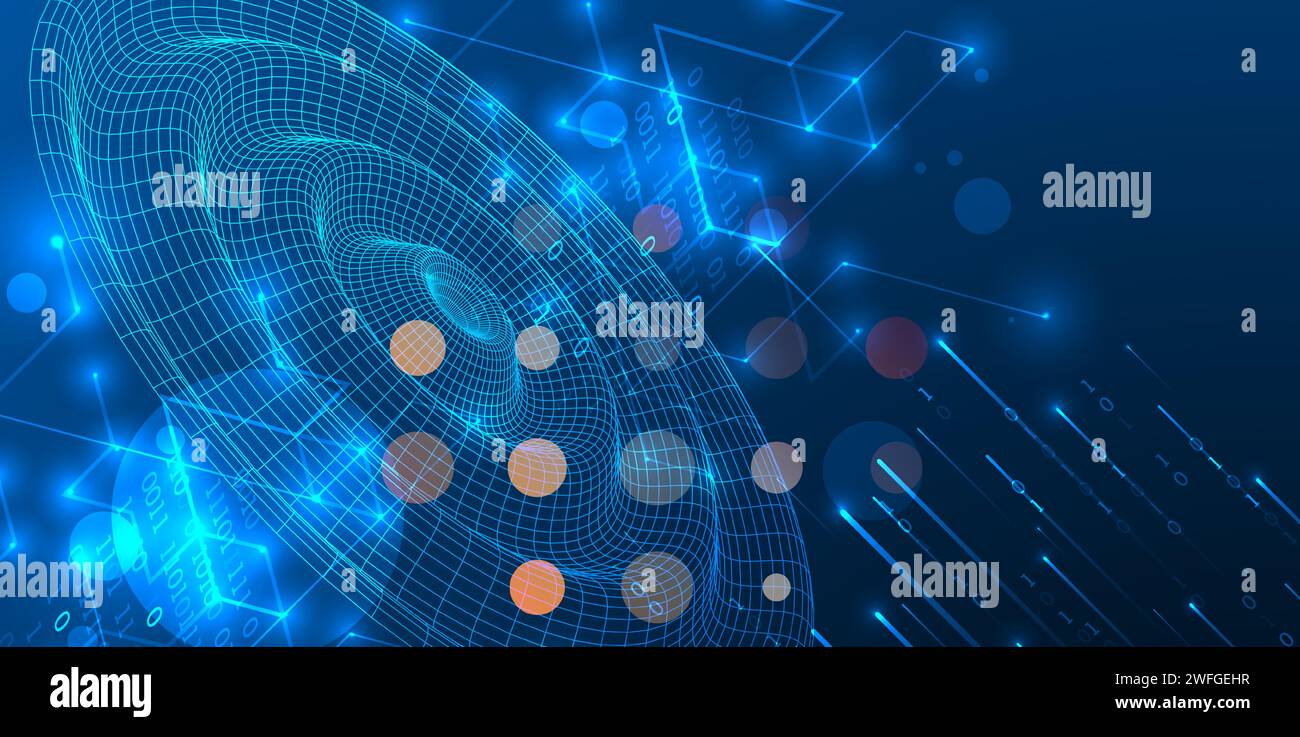 Futuristic technology background. Plexus structure Big data network ...