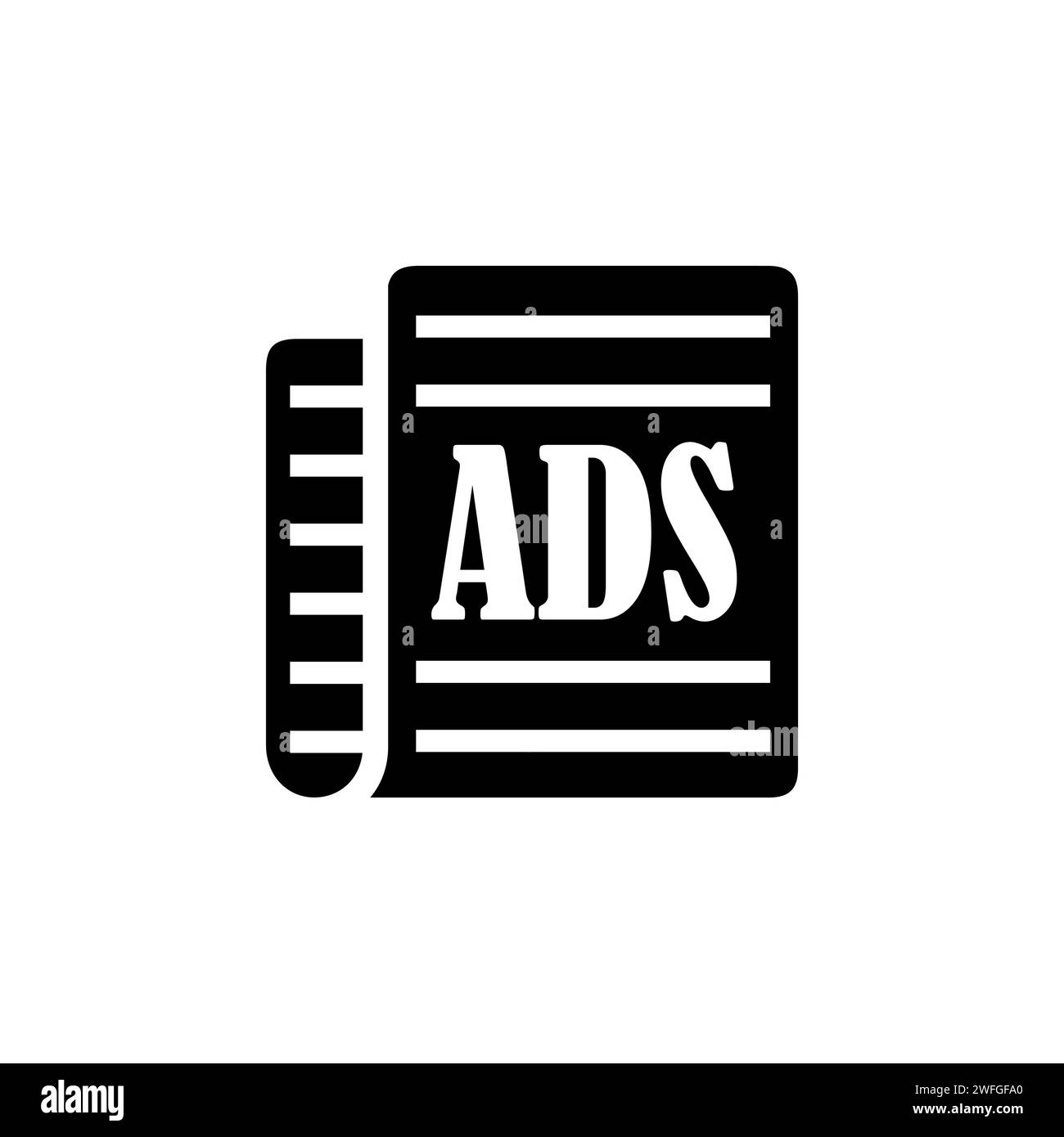 Press, Newspapers, Magazines Media Channel and Advertising flat vector ...