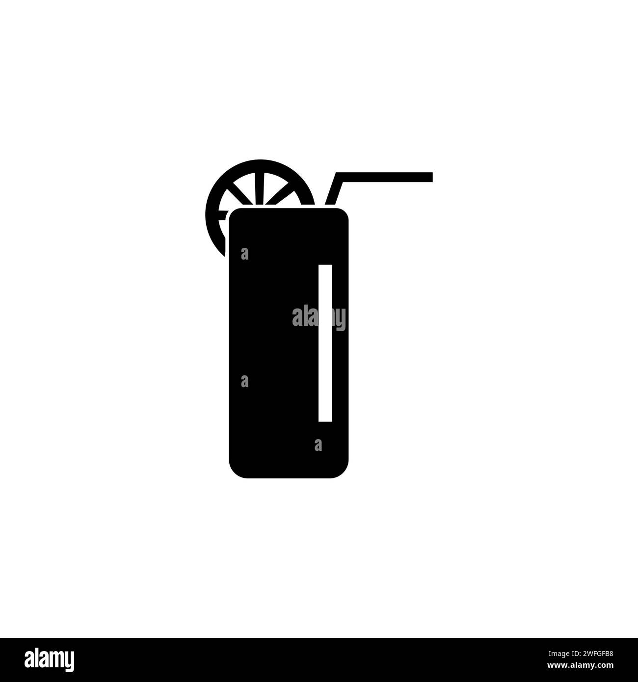 Lemonade flat vector icon. Simple solid symbol isolated on white ...