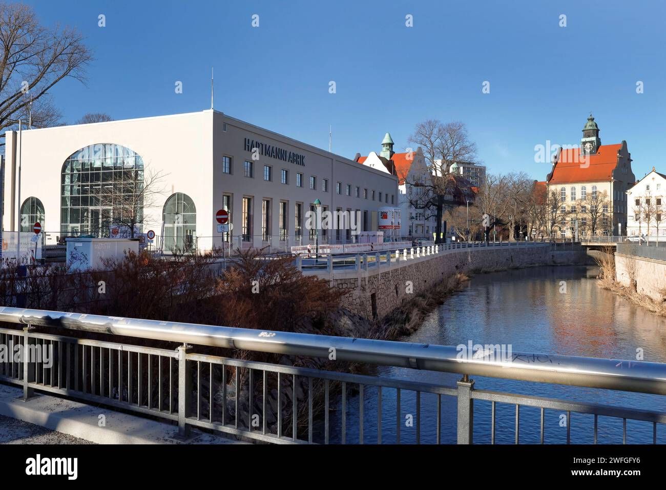 30.01.2024, Chemnitz, Fabrikstraße, Hartmannfabrik,Das ...