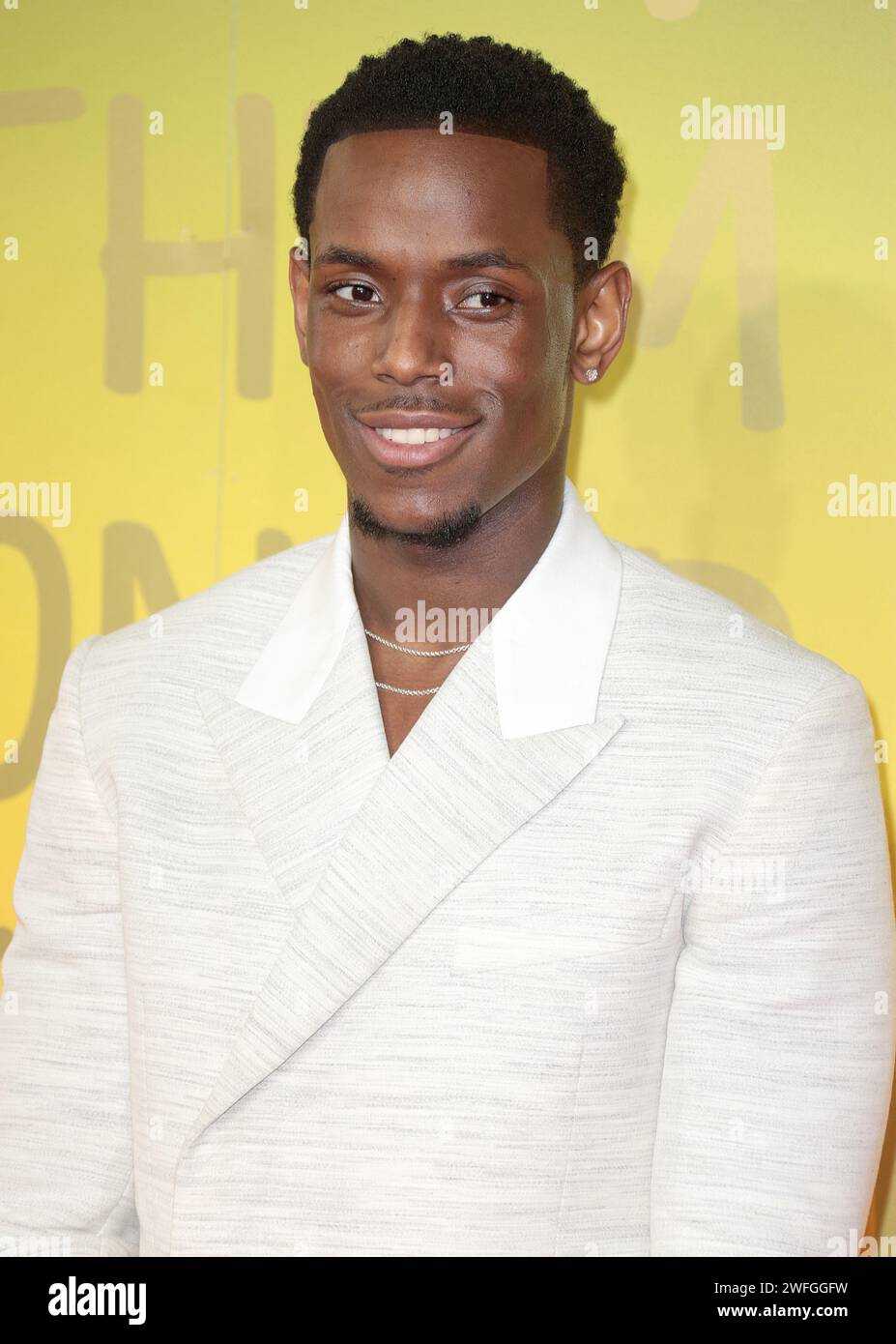 Jan 30, 2024 - London, England, UK - Micheal Ward attending Bob Marley ...