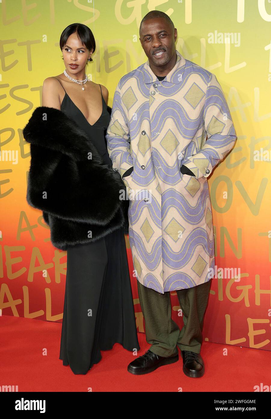 Jan 30, 2024 - London, England, UK - Sabrina Elba and Idris Elba ...