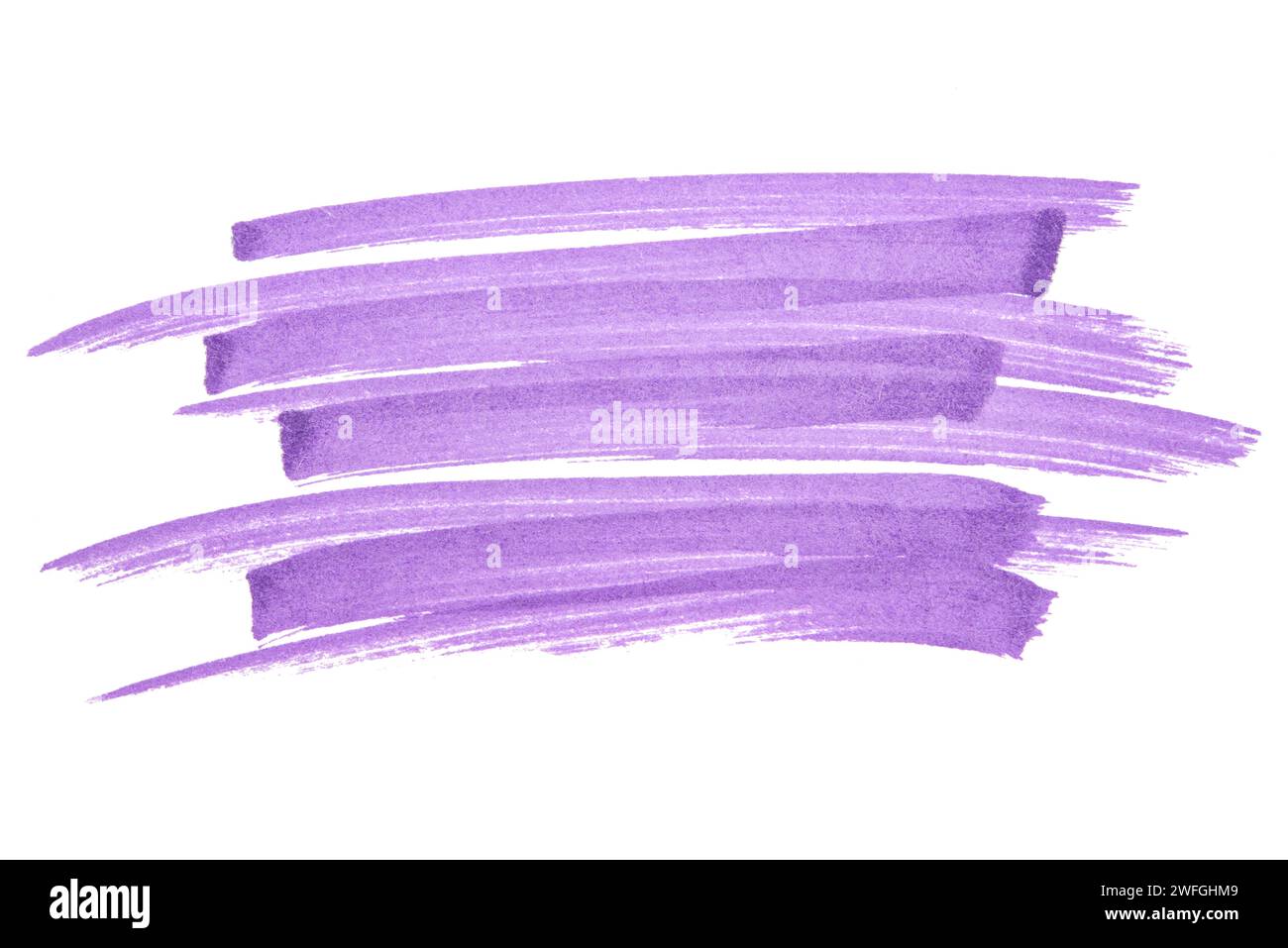 Purple watercolor marker hand drawn paper texture strokes isolated ...