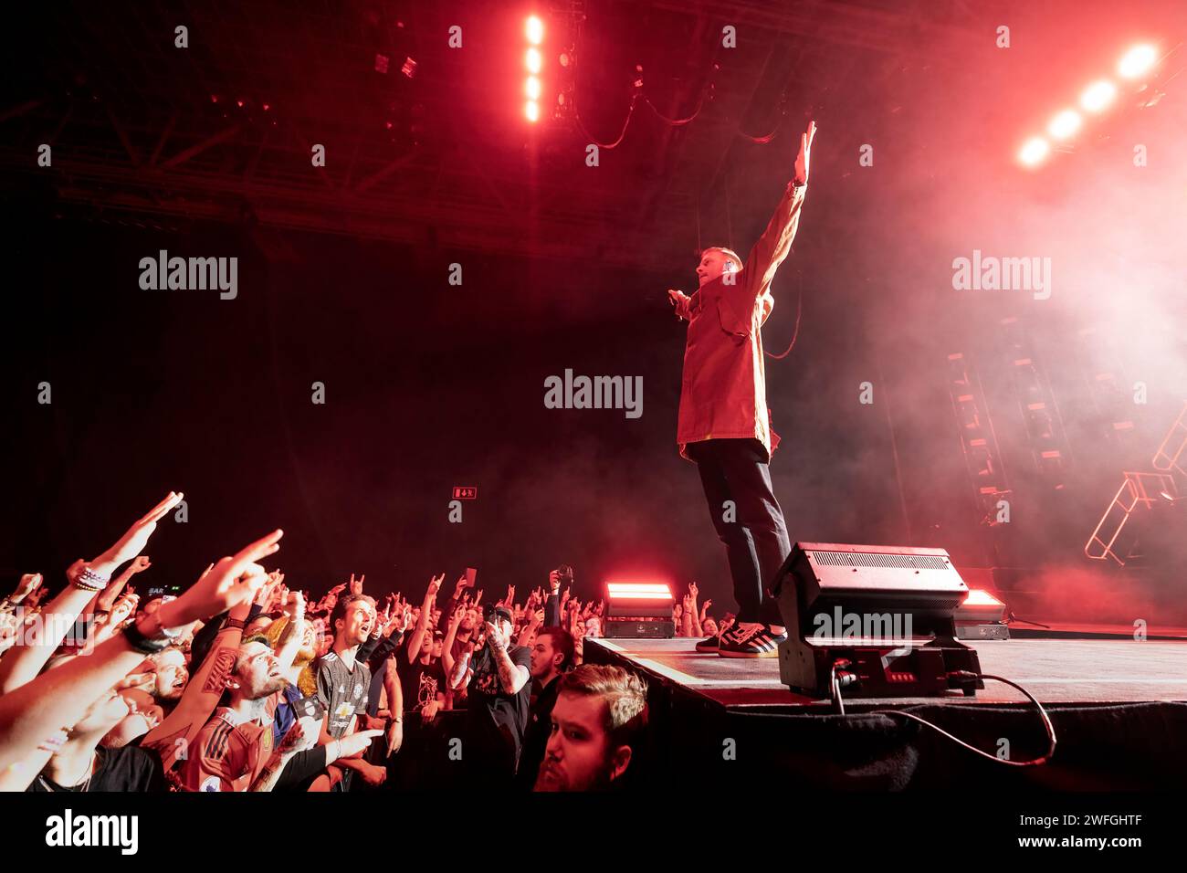 Oslo, Norway. 30th Jan, 2024. The British metalcore band Architects ...