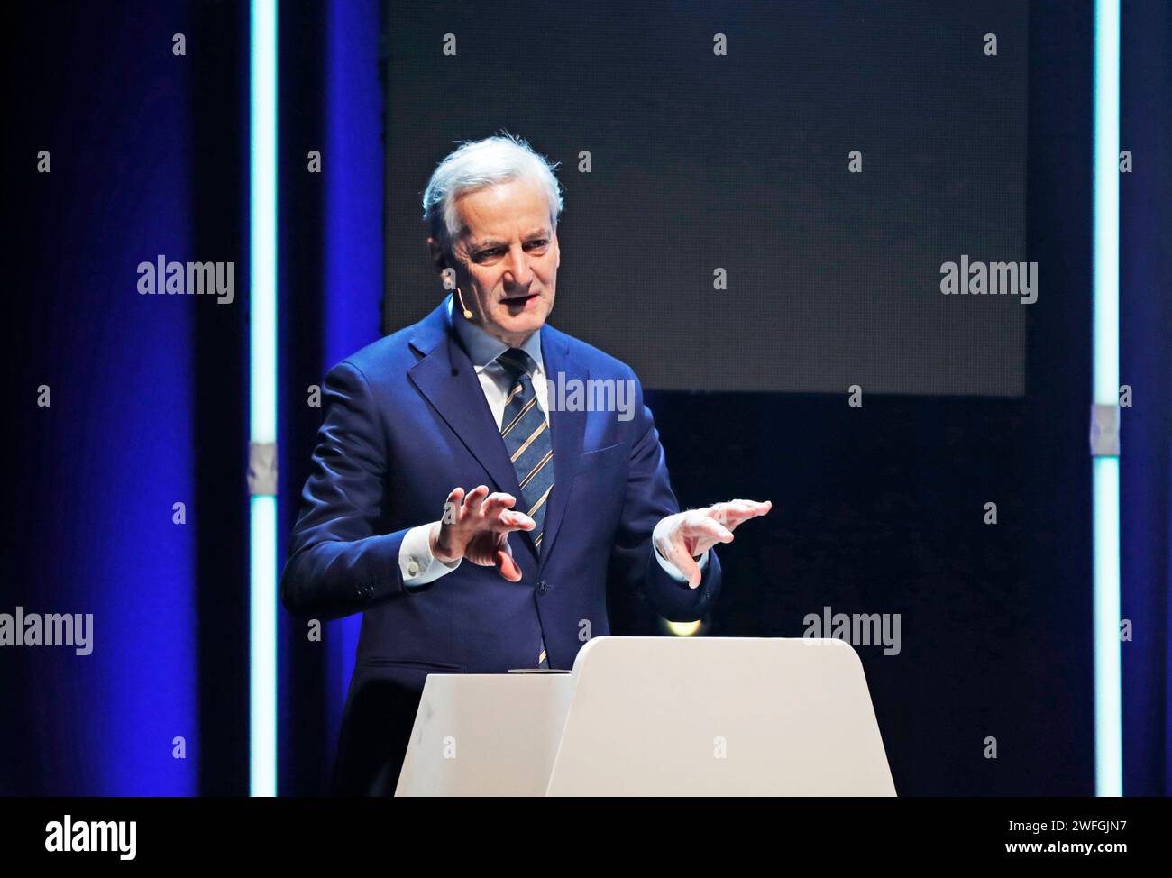 Tromso 20240131.Prime Minister Jonas Gahr Store at Arctic Frontiers in ...