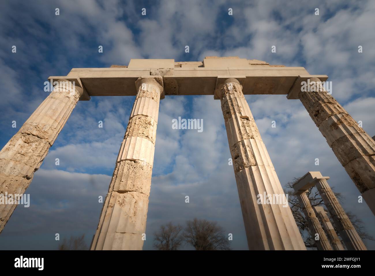 Palace of Aigai Stock Photo - Alamy