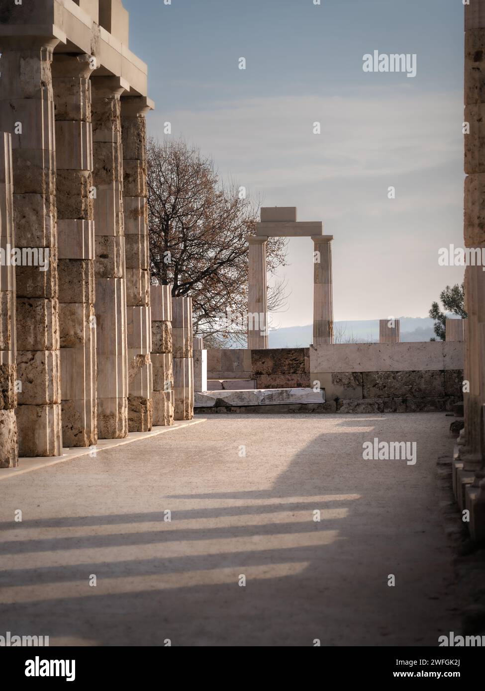 Palace of Aigai Stock Photo - Alamy