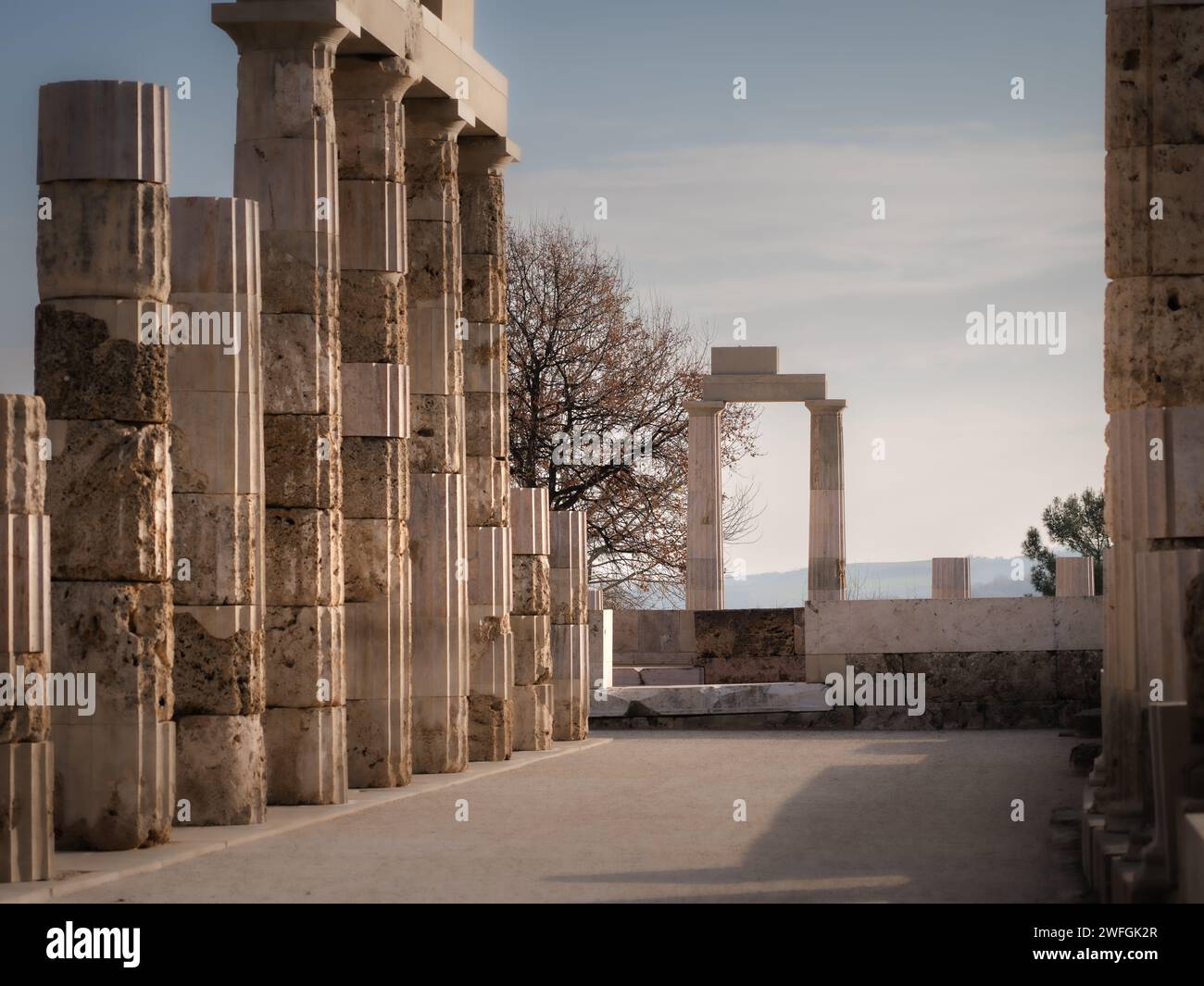 Palace of Aigai Stock Photo - Alamy