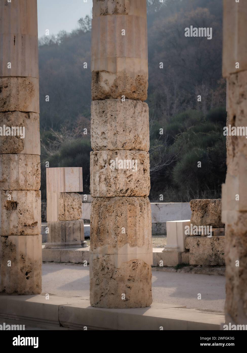 Palace of Aigai Stock Photo - Alamy