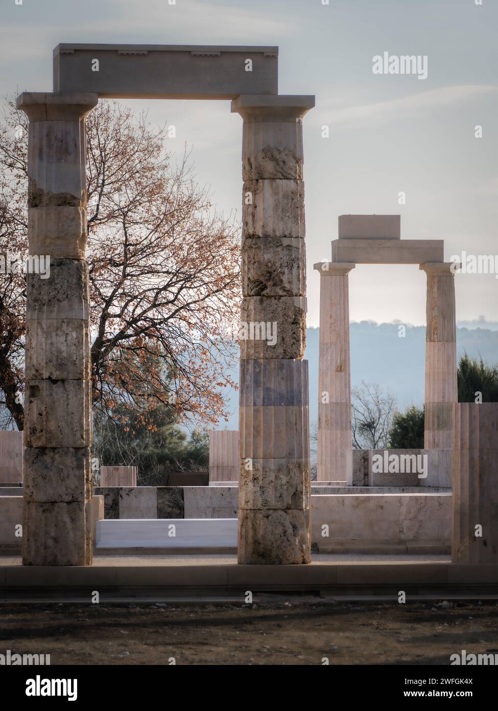 Palace of Aigai Stock Photo - Alamy