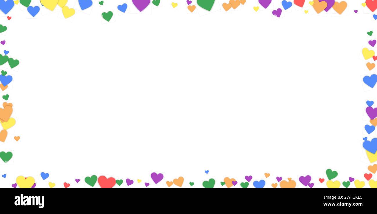 Pink confetti and pride parade hi-res stock photography and images - Alamy