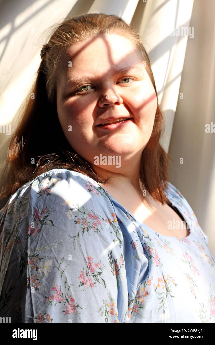 Beautiful in blue Stock Photo - Alamy