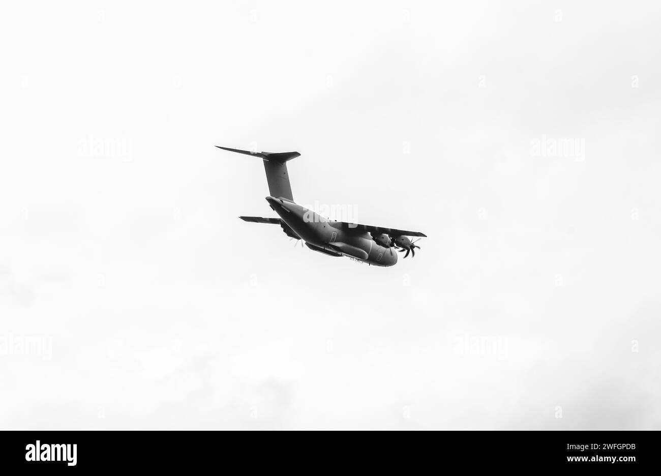 Airplane plane flight pilot sky Black and White Stock Photos & Images ...