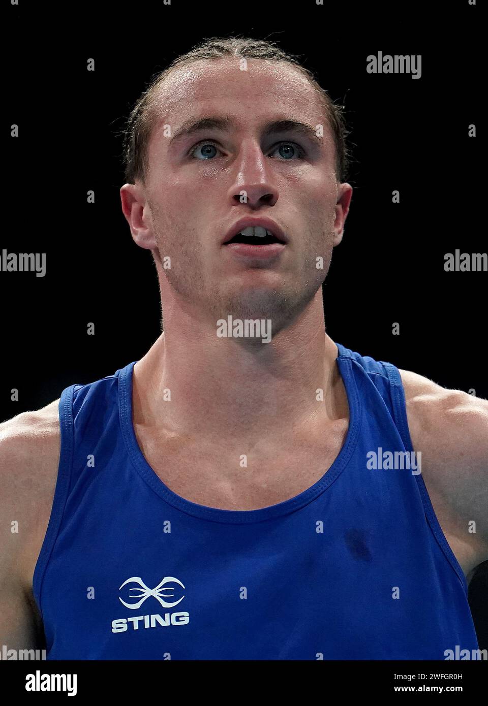 England's Huey Malone after his Light Welter weight quarter-final match ...