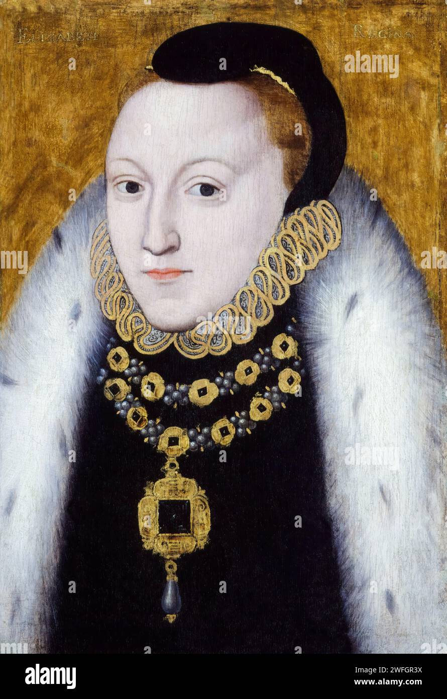 Queen Elizabeth I of England (1533-1603), reigned (1558-1603), portrait ...