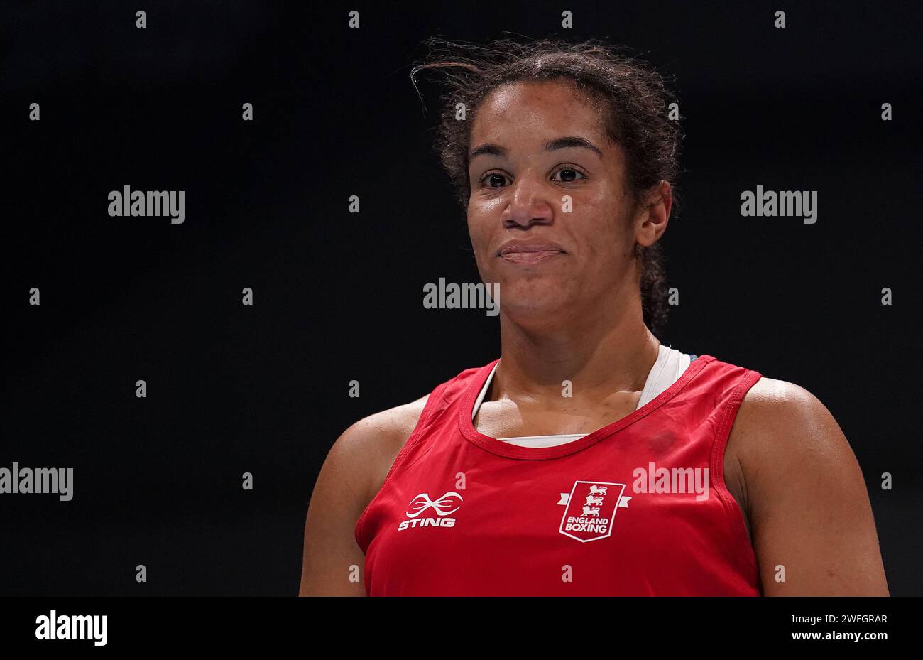 England's Chantelle Reid after her Women's Middle weight quarter-final ...