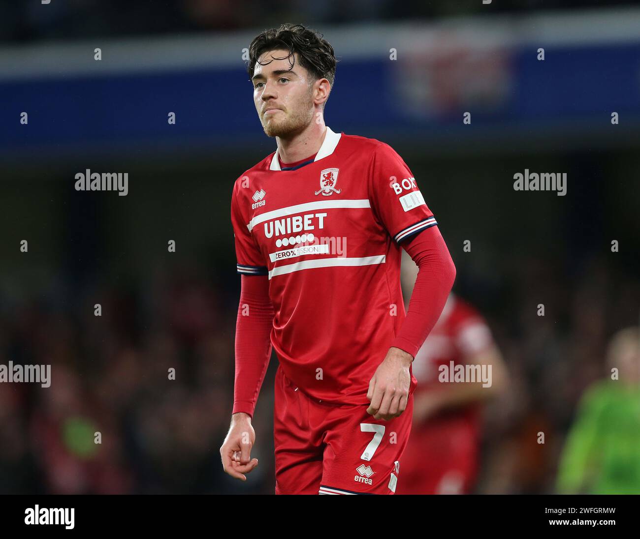 Hayden Hackney of Middlesbrough. - Chelsea v Middlesbrough, Carabao Cup ...