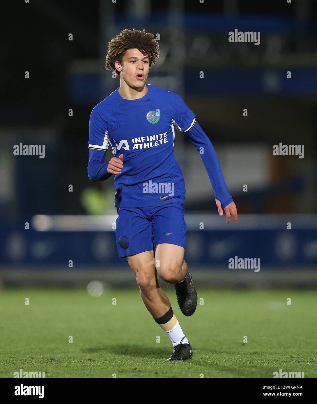 Landon Emenalo 16 years of age playing for Chelsea U21s on his debut ...