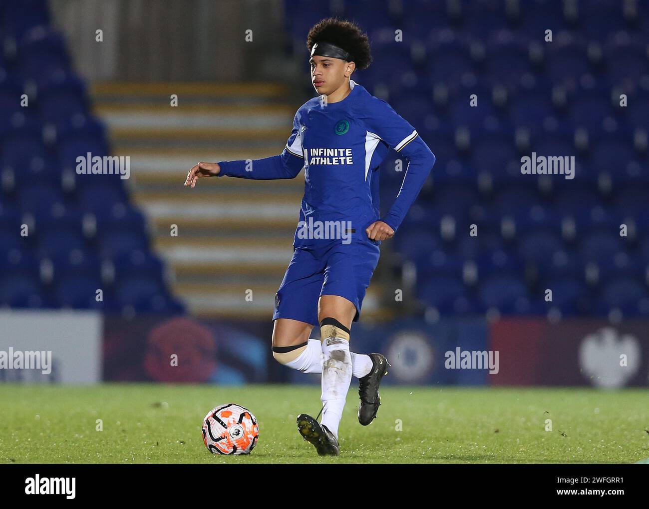 Richard Olise of Chelsea U21. - Chelsea U21 v Colchester United U21 ...