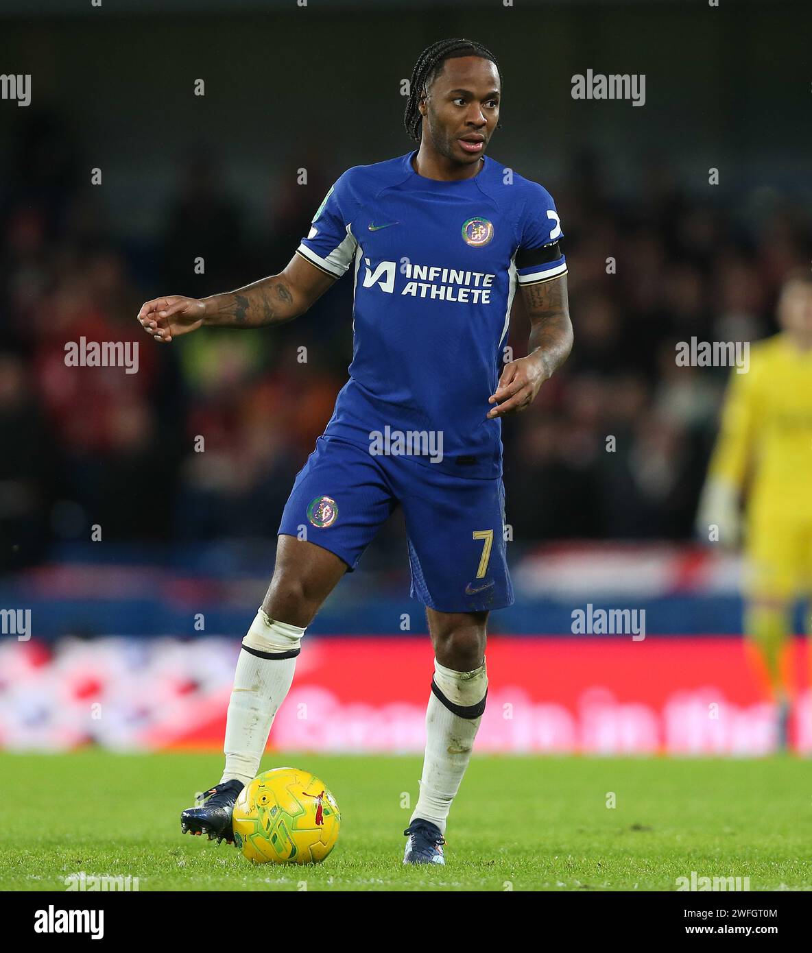 Raheem Sterling of Chelsea. - Chelsea v Middlesbrough, Carabao Cup ...