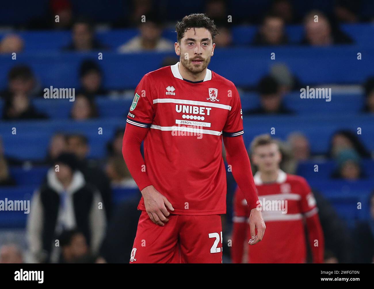 Matt Crooks of Middlesbrough. - Chelsea v Middlesbrough, Carabao Cup ...