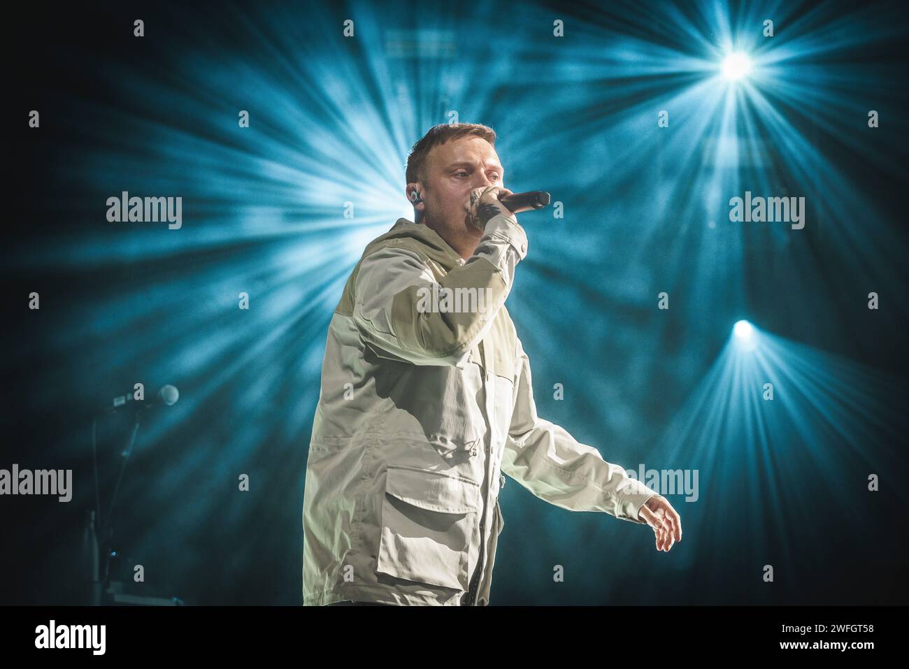 Copenhagen, Denmark. 29th, January 2024. The British metalcore band ...