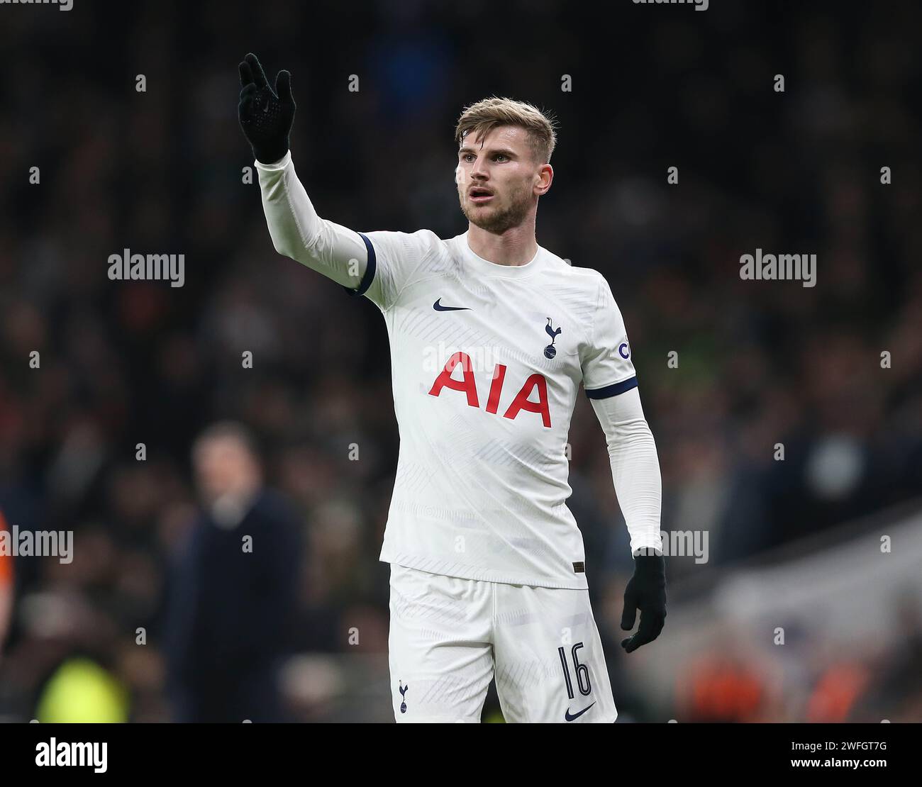 Timo Werner of Tottenham Hotspur. - Tottenham Hotspur v Manchester CIty ...