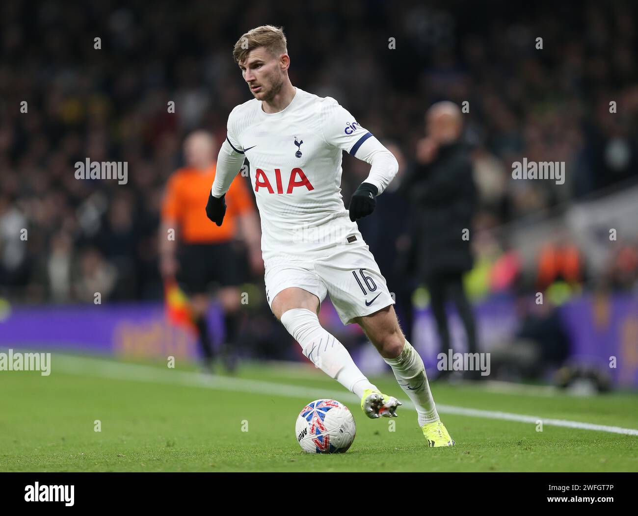 Timo Werner of Tottenham Hotspur. - Tottenham Hotspur v Manchester CIty ...