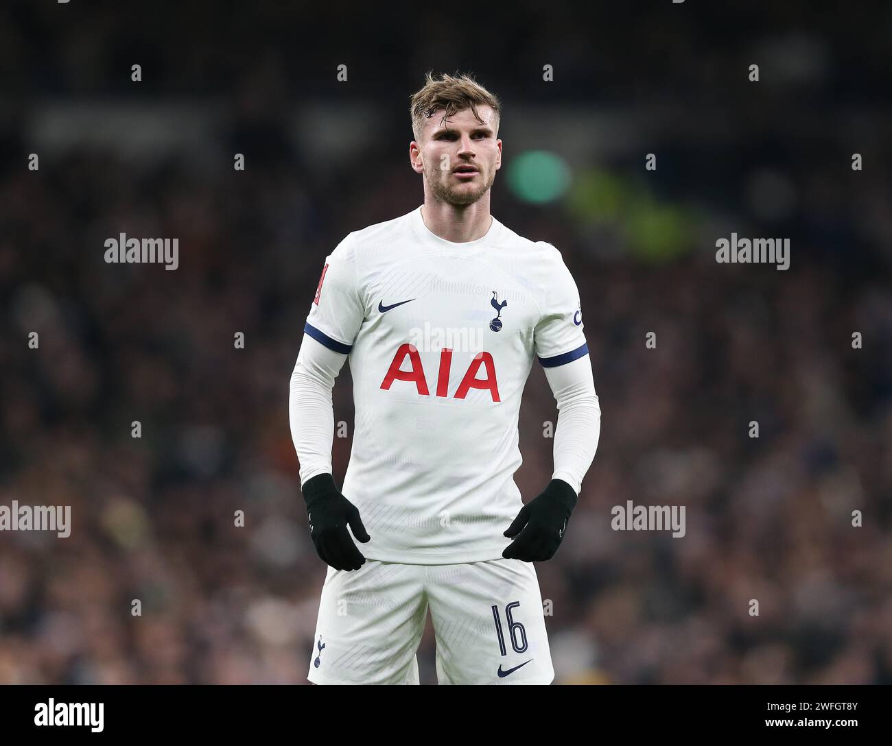 Timo Werner of Tottenham Hotspur. - Tottenham Hotspur v Manchester CIty ...