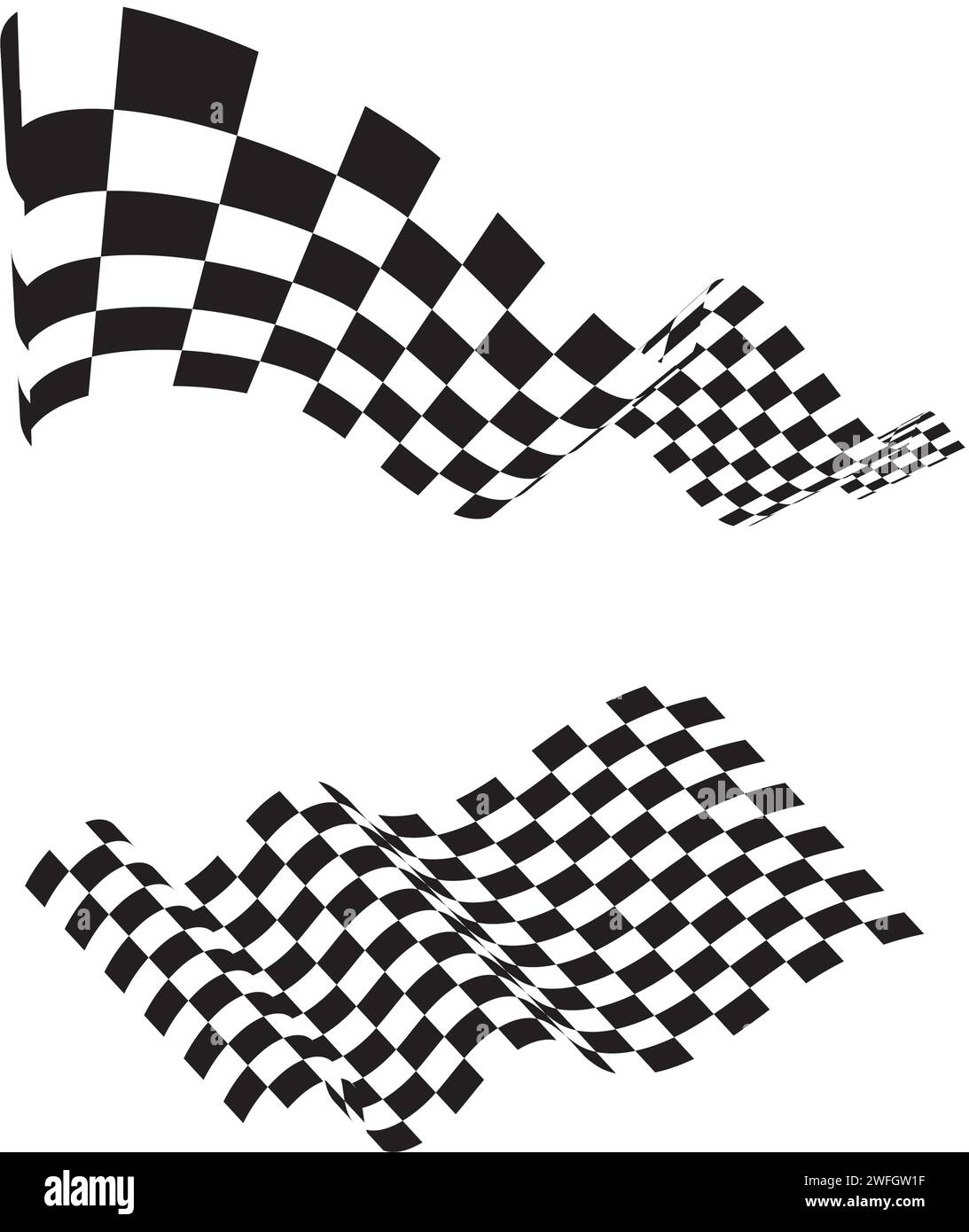 Race flag icon, simple design illustration vector Stock Vector Image ...