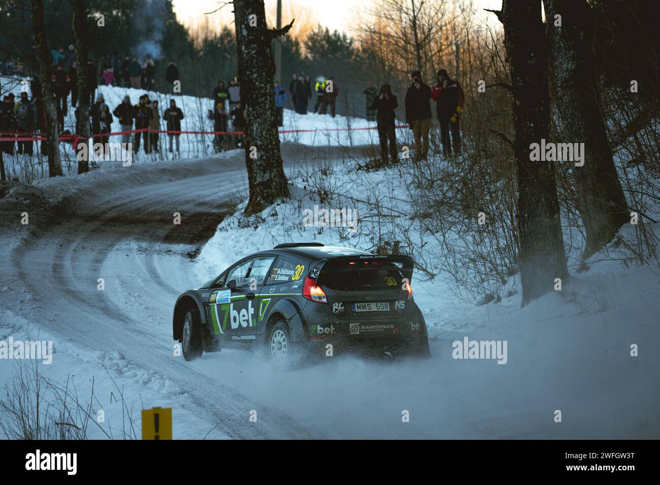 Winter rally in Lithuania Stock Photo - Alamy