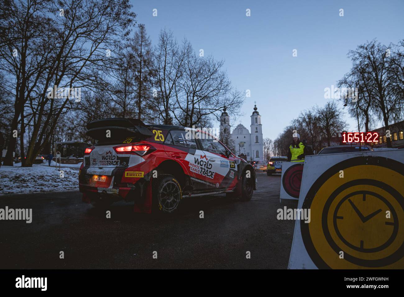 Winter rally in Lithuania Stock Photo - Alamy