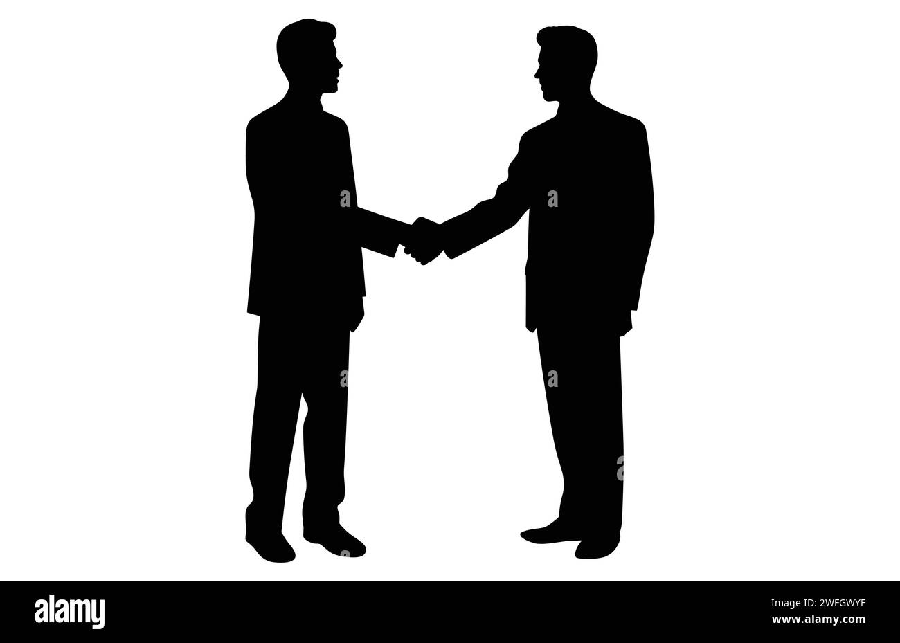 Two Silhouette Businessman Hand Shake, Business Man Handshake Agreement ... Two Silhouette Businessman Hand Shake, Business Man Handshake Agreement ...