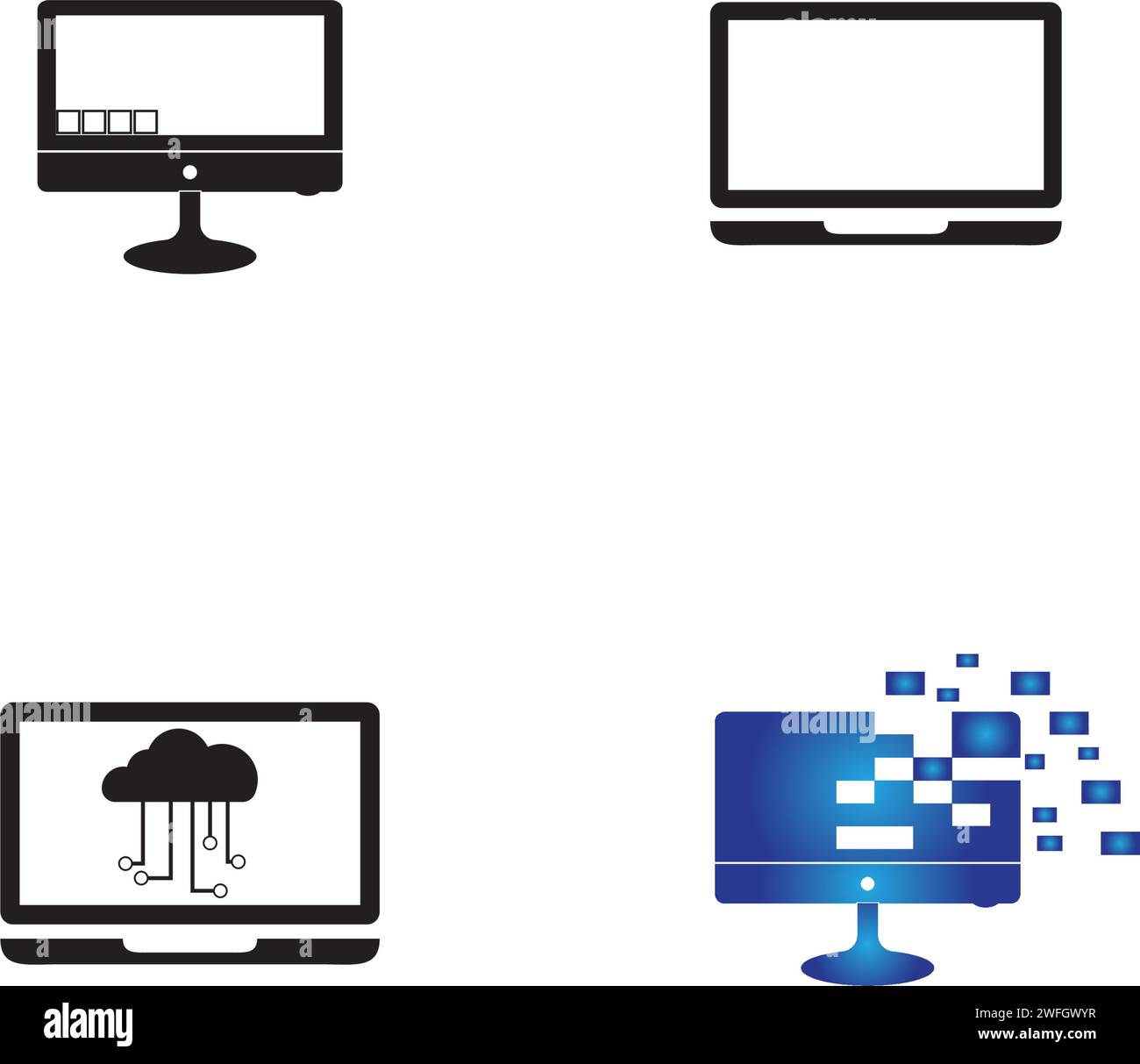 Macintosh icon Stock Vector Images - Alamy