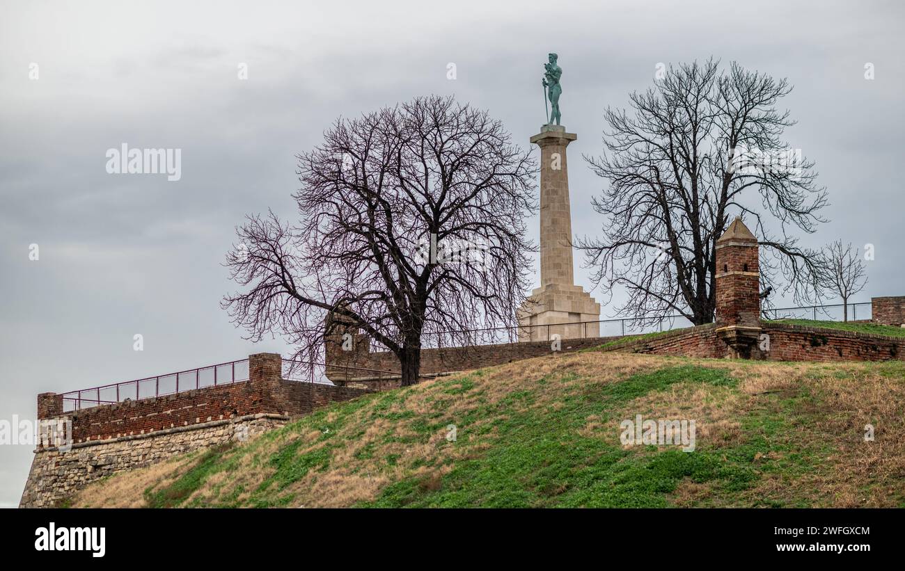 Historic Belgrade Fortress in Kalemegdan park in Belgrade, capital of ...