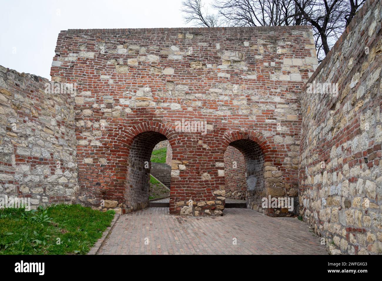 Historic Belgrade Fortress in Kalemegdan park in Belgrade, capital of ...