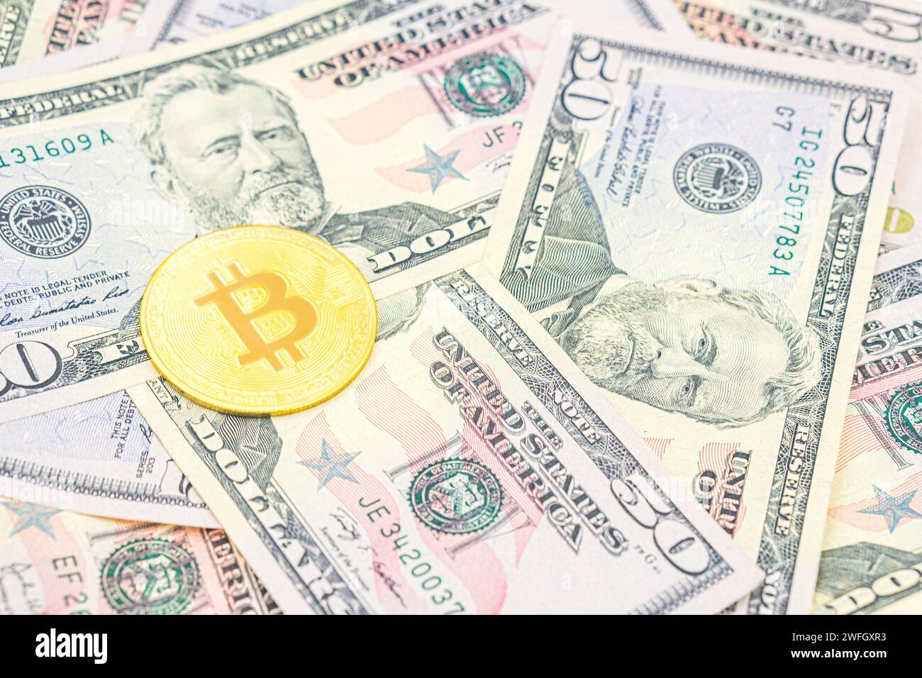 Fifty dollar bill hi-res stock photography and images - Alamy