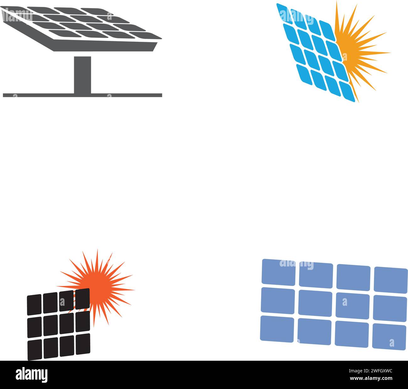 Solar icon hi-res stock photography and images - Alamy
