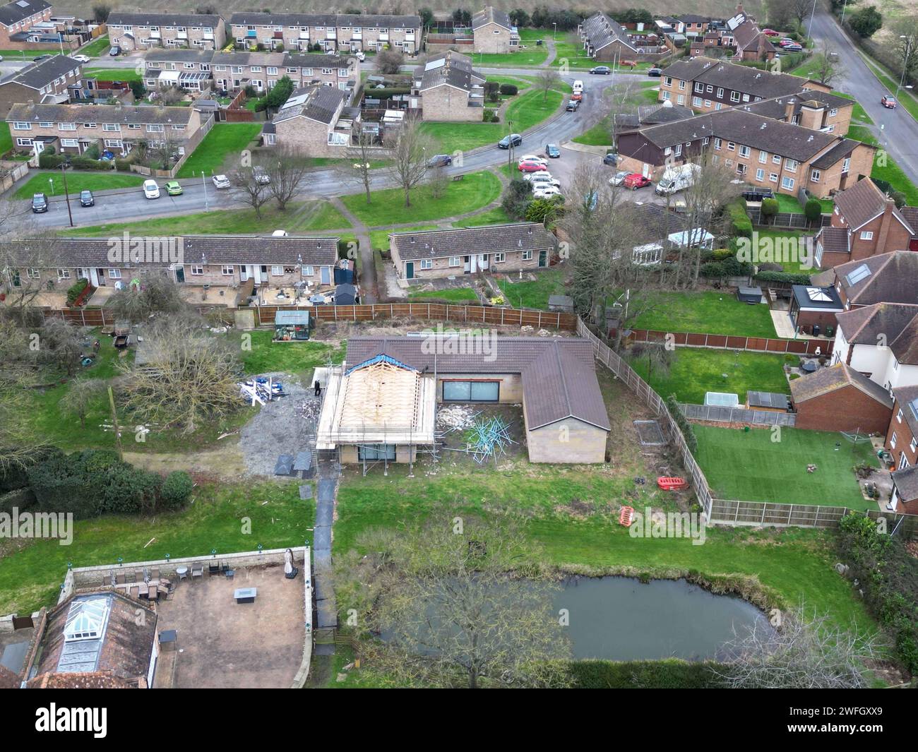 Work continues to demolish an unauthorised spa pool block at the home ...