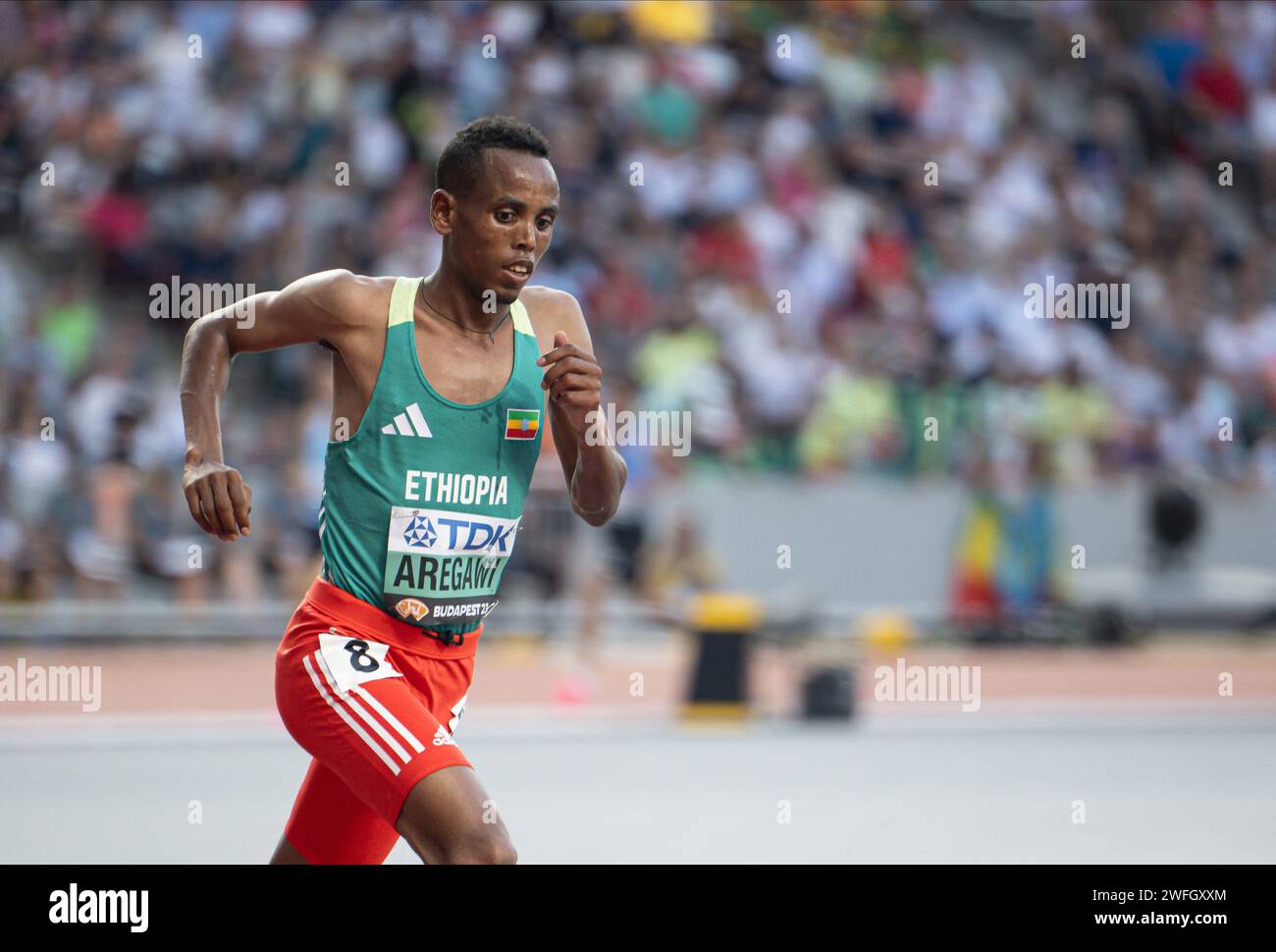 Berihu AREGAWI participating in the Budapest 2023 World Athletics ...
