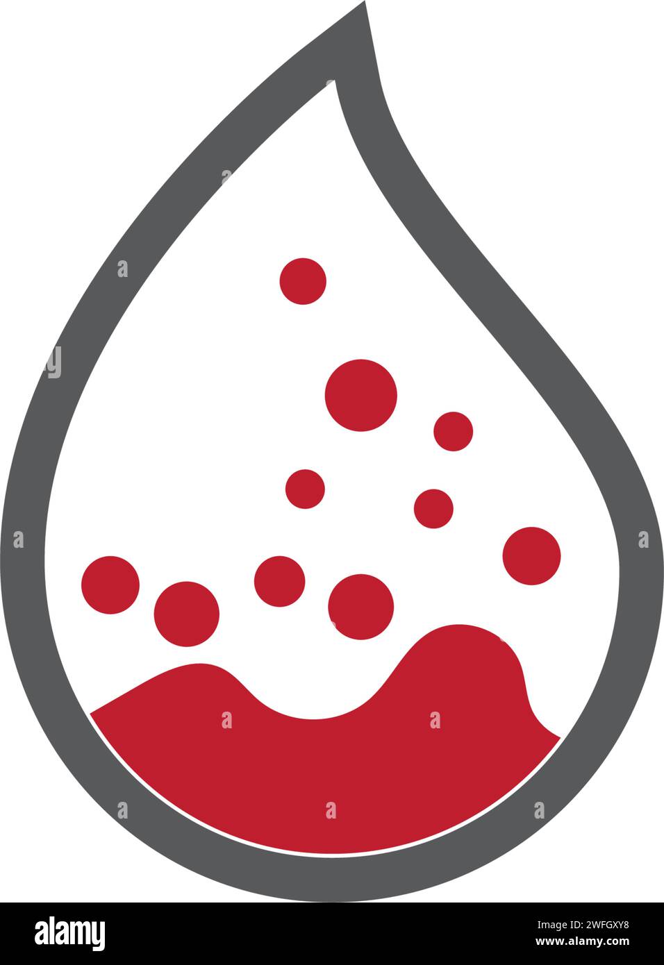 Blood drop donor vector illustration Stock Vector Image & Art - Alamy