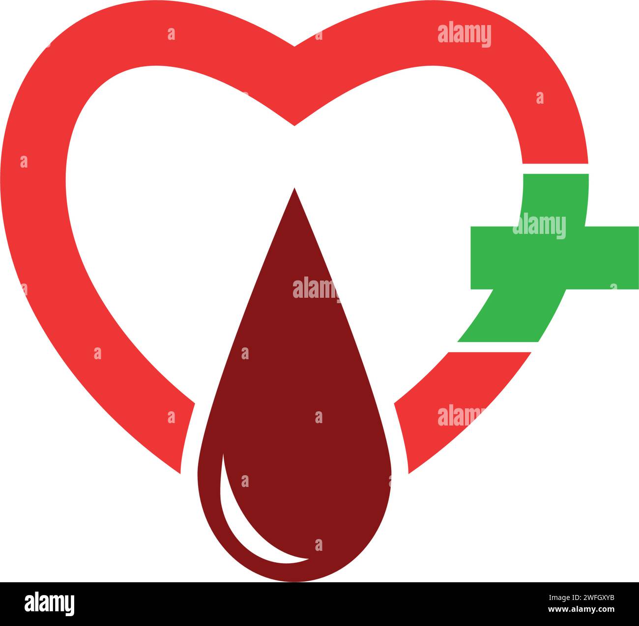 Blood drop donor vector illustration Stock Vector Image & Art - Alamy