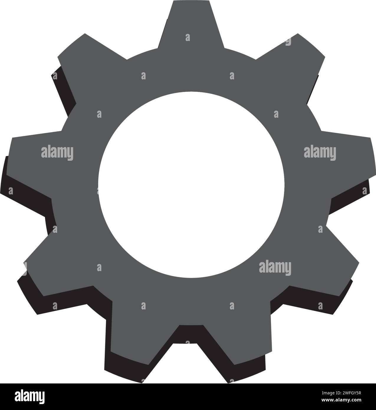 gear icon logo vector icon illustration Stock Vector Image & Art - Alamy